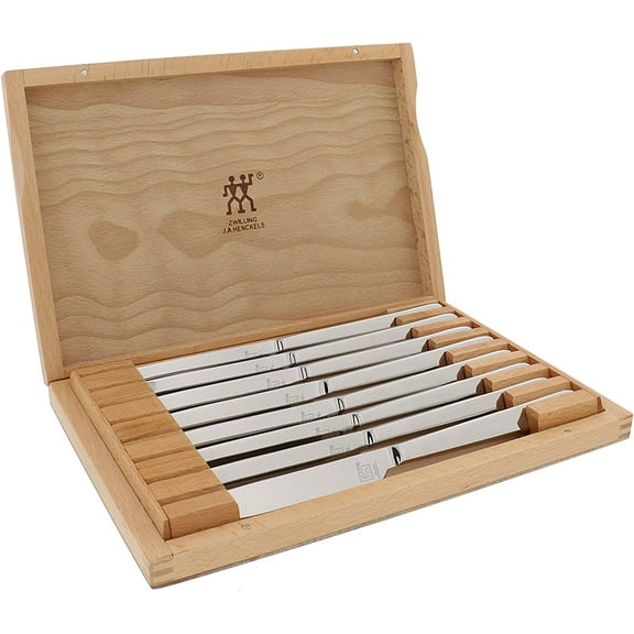 Slitzer 6-piece European Style Steak Knife Set, Low-Cost German Knives ...