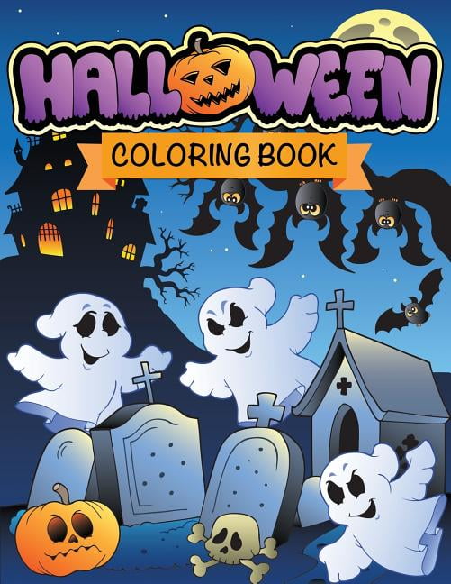 Halloween Coloring Book (Paperback) - Walmart.com