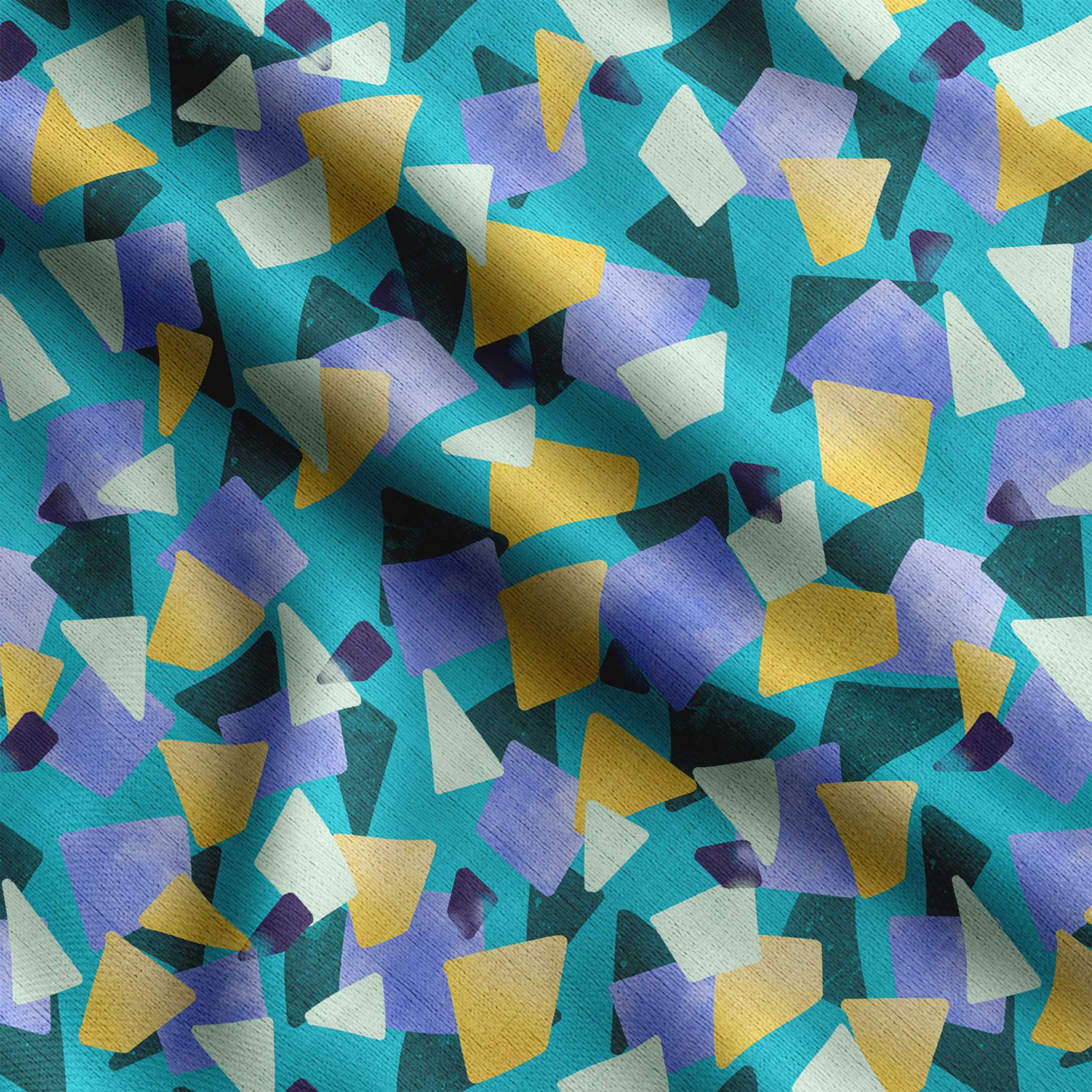 Soimoi Geometric Print,Cotton Cambric, Quilting Fabric Sold by The Yard ...