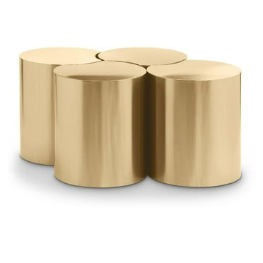 LAKECITY ARTS Bone Inlay Waterfall Coffee Table with Shelf Indigo Blue ...