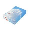 2-Piece Polyester cotton Towel Set Absorbent Realistic Pink Flamingo ...