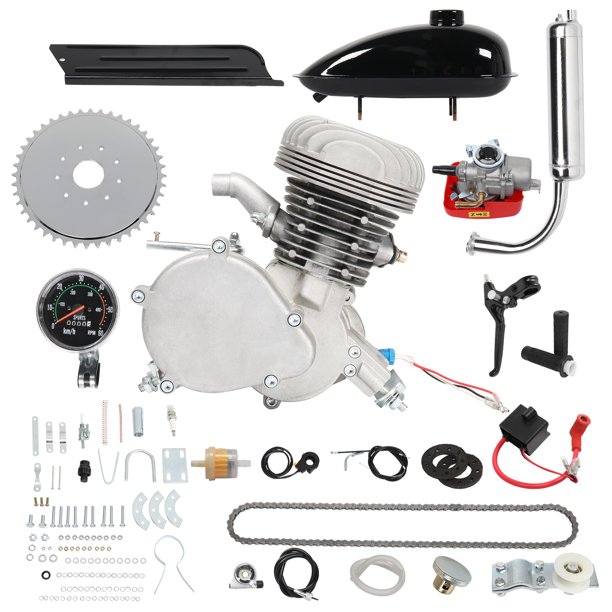Ktaxon 100cc Powerful 2-Stroke Bicycle Motor Engine Gas Kit with ...