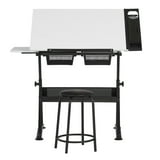 Studio Designs Fusion Craft Center Drafting Drawing Craft Table with ...