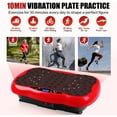 Vibration Plate 330lb, Vibration Board Exercise Machine, Full Body ...