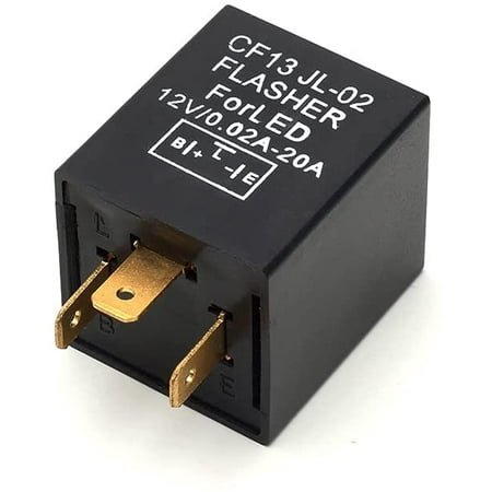 3 PIN Square 12 Volt CF13 Load Resistor Electronic Flasher Relay Fix ...