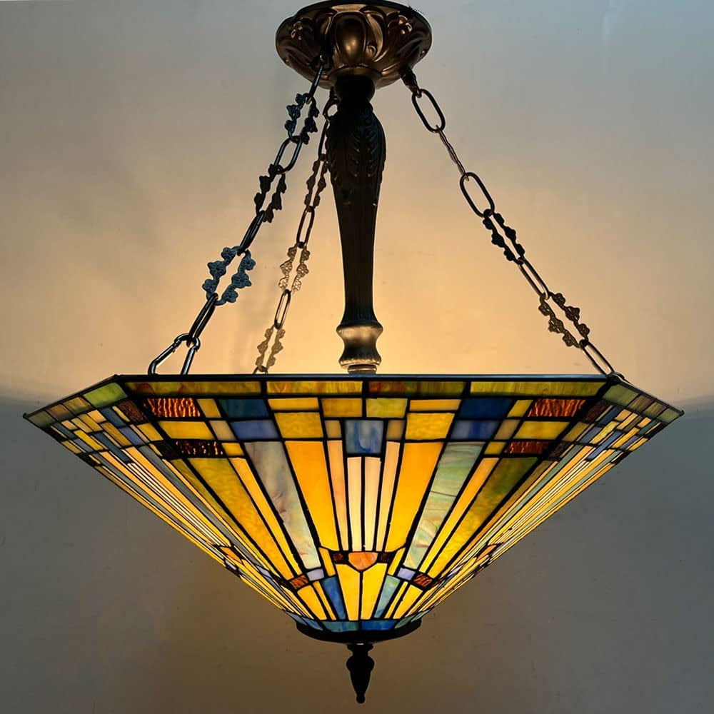 Mission Style Hanging Light Fixture | Shelly Lighting