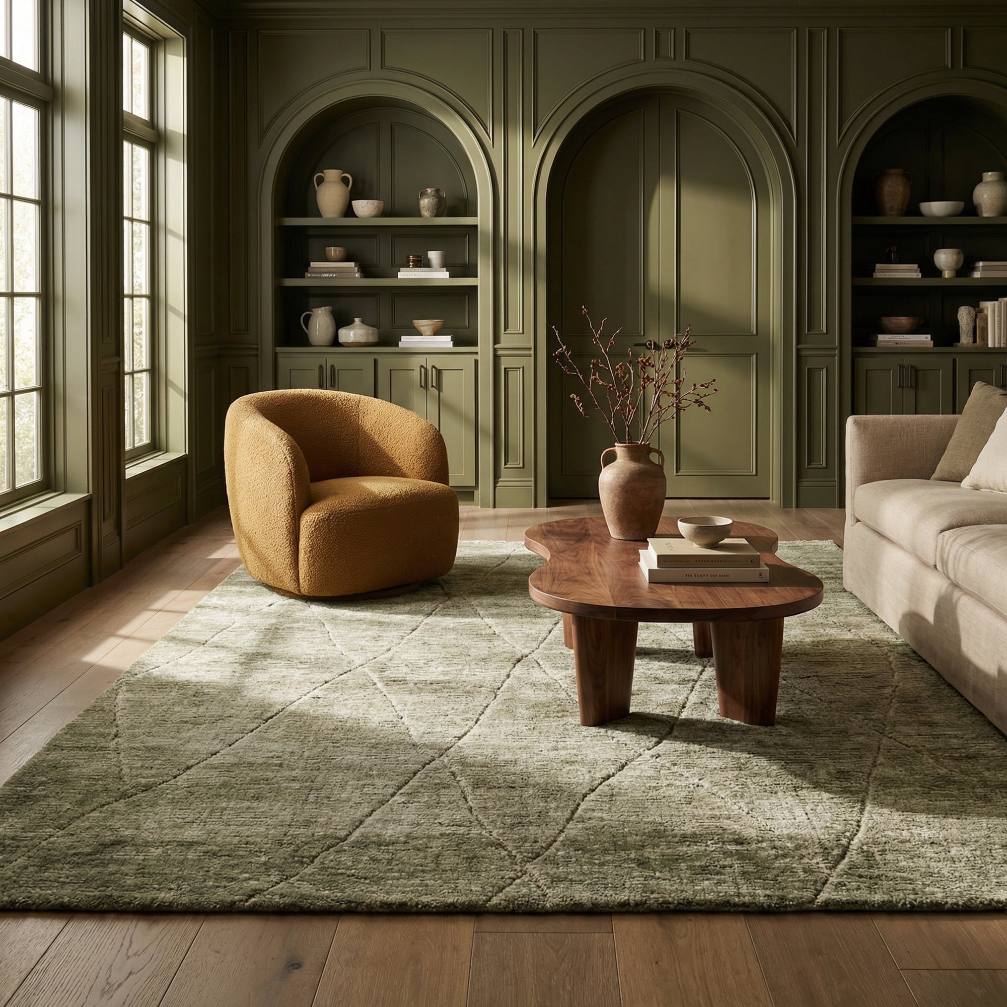 Click here for Rug Branch Maya Modern Boho Indoor Hand-Tufted Are... prices