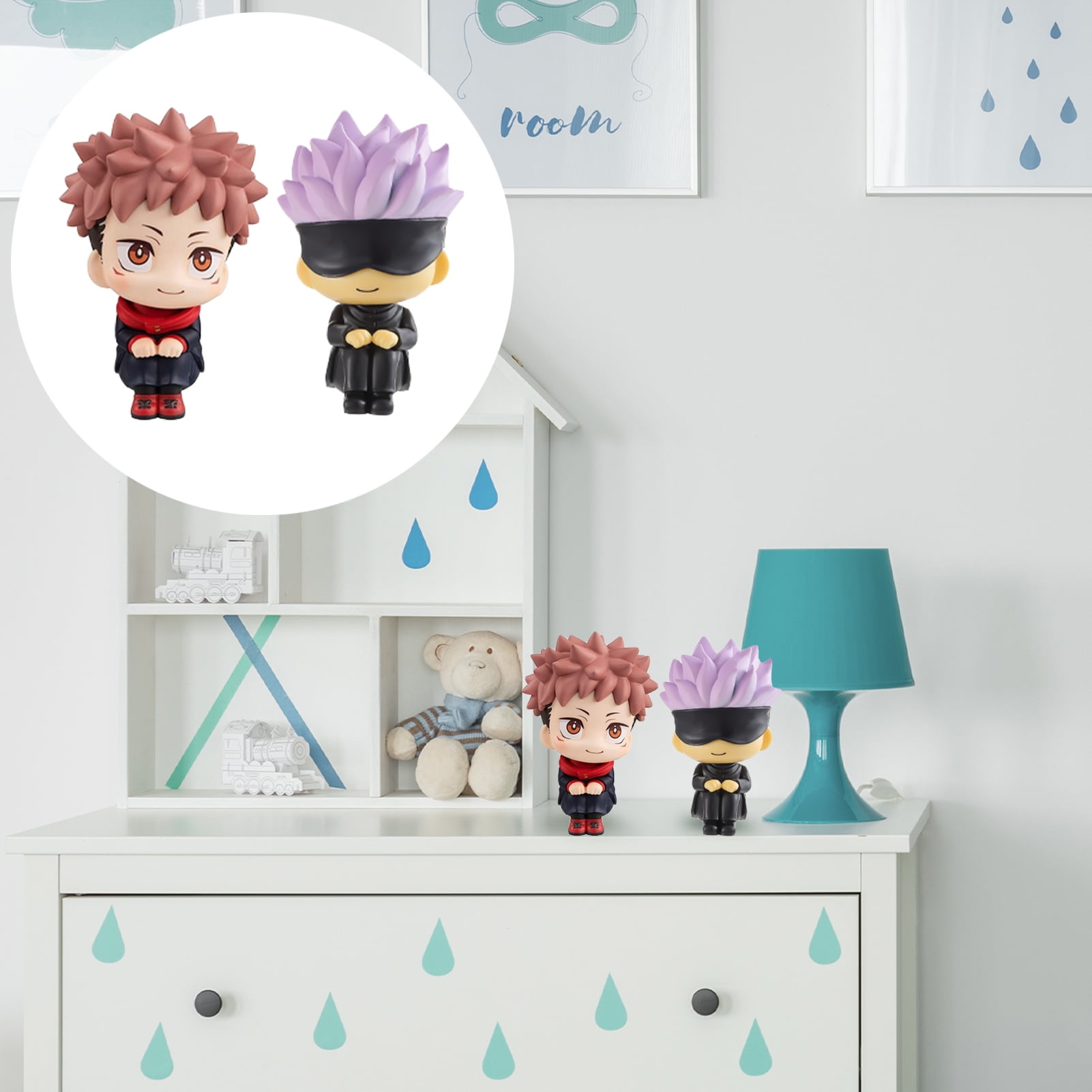 Buy DraggmePartty Anime Jujutsu Kaisen Figurine Nette Gojo Satoru ...
