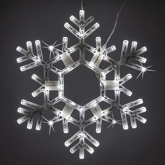 Large Outdoor Lighted Snowflake Decorations - Outdoor Lighting Ideas