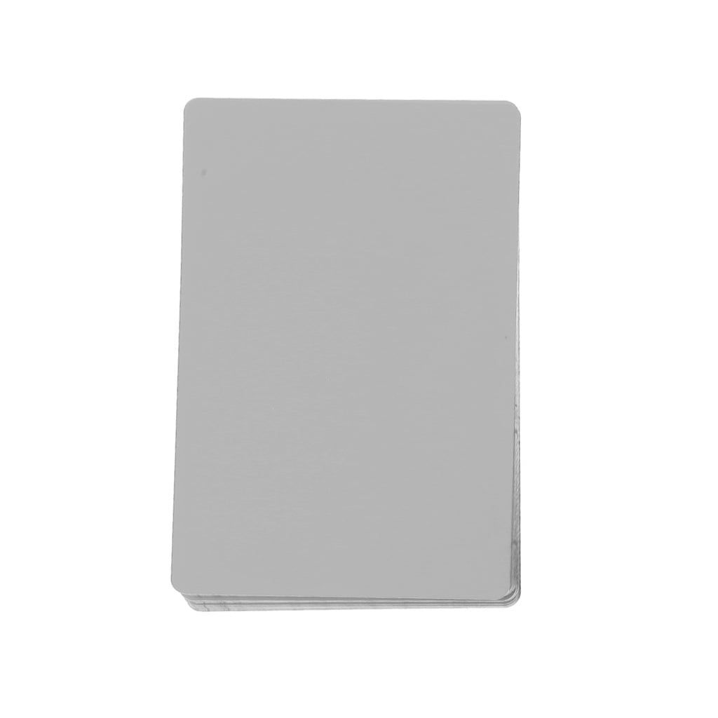 50Pcs Blank Sublimation Metal Name Card Thick Laser- Engraved Smooth ...