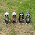 Cool Doll Resin Crafts Cool Skeleton Figurines Cool Character Statue ...