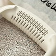Cat Litter Box Small Size Pet Sandbox for Kitty Anti-Splash Cats Toilet ...