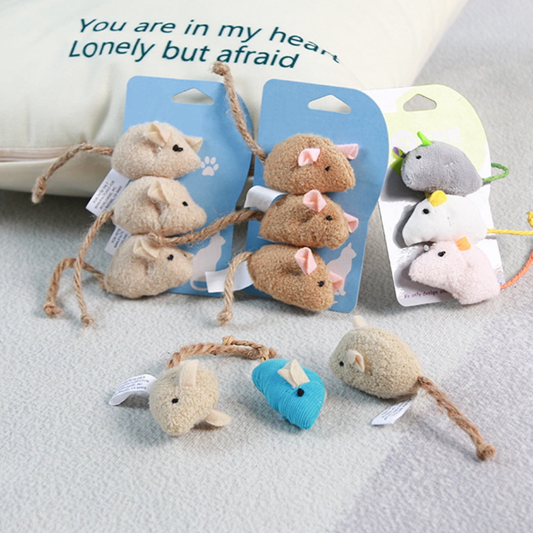 Click here for Nobrand 6pcs Cat Toy Mouse Realistic Interactive P... prices