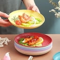 5Pcs Dinner Plates Wheats Straw Plates Set Unbreakable Reusable ...