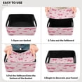 2 Pcs Foldable Felt Storage Bins Decorative Fabric Organizer Baskets ...
