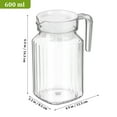 2 Pcs Pitchers Pots Large Capacity Jugs with Lids for Cold Hot Water ...