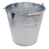 10L Galvanised Steel Metal Bucket Pail Water Coal Fire Greenhouse ...