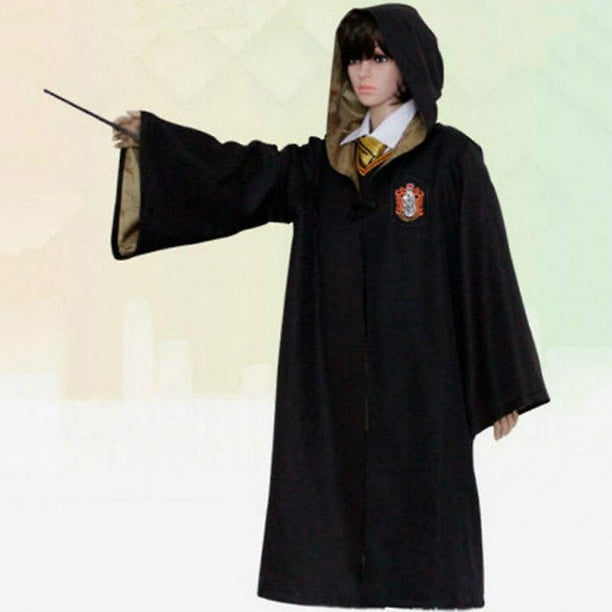 Harry Potter Cosplay Hooded Cloak Cape Costume Adult Kids Halloween ...