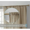 THD Mona Macrame Lace Sheer Rod Pocket Window Treatment Curtain Panels ...