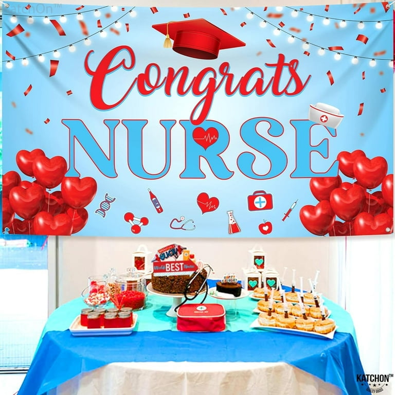 Nursing Grad Party Decorations BSN 2024 Cake Topper Class Of 2024