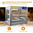 WeChef 2-Tier Commercial Electric Food Warmer, 110V Countertop Pizza ... WeChef 2-Tier Commercial Electric Food Warmer, 110V Countertop Pizza ...