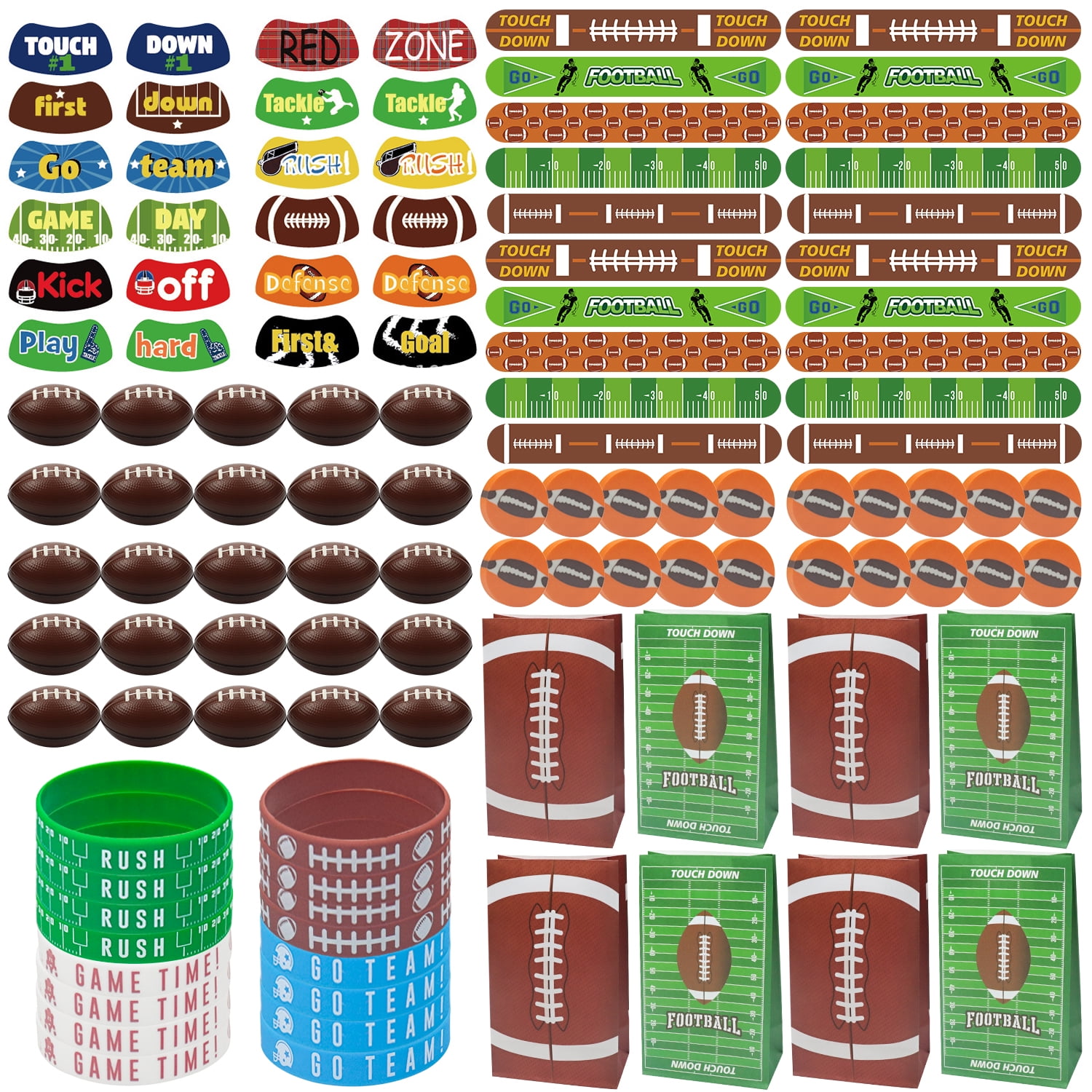 Football Party Favors-150Pcs Football Party Supplies-Football ...