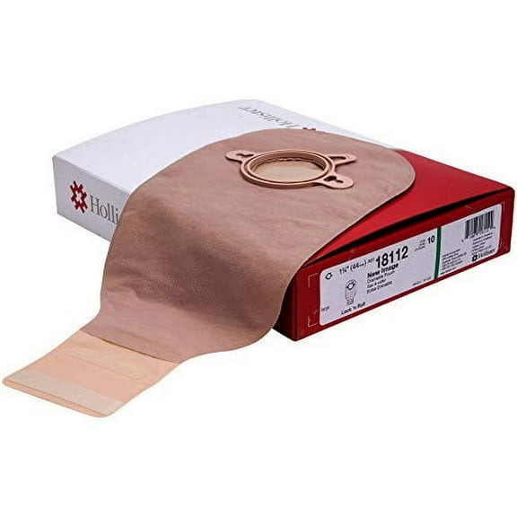 Hollister 18362 New Image 2-Piece 9” Closed Ostomy Pouch, Green Color ...