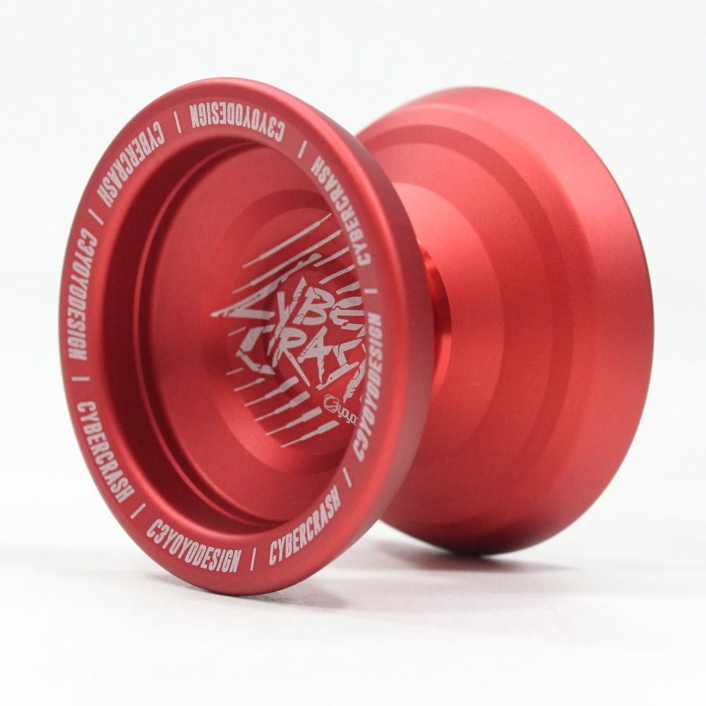 C3yoyodesign Cyber Crash 2 Yo-Yo - High Performance YoYo (Red Matte ...