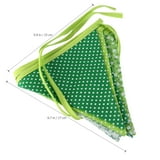 BESTONZON 12pcs Triangle Flags Vintage Wedding Bunting Floral Banner ...