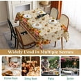 Neocular Thanksgiving Themed Large Rectangular Fabric Tablecloth ...