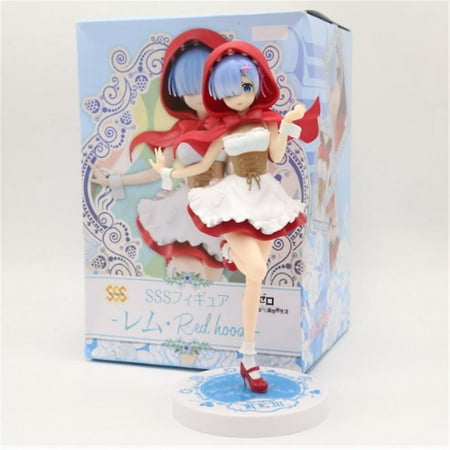 Re:zero Kara Hajimeru Isekai Seikatsu Rem / Ram Red Hood Costume Sss ...