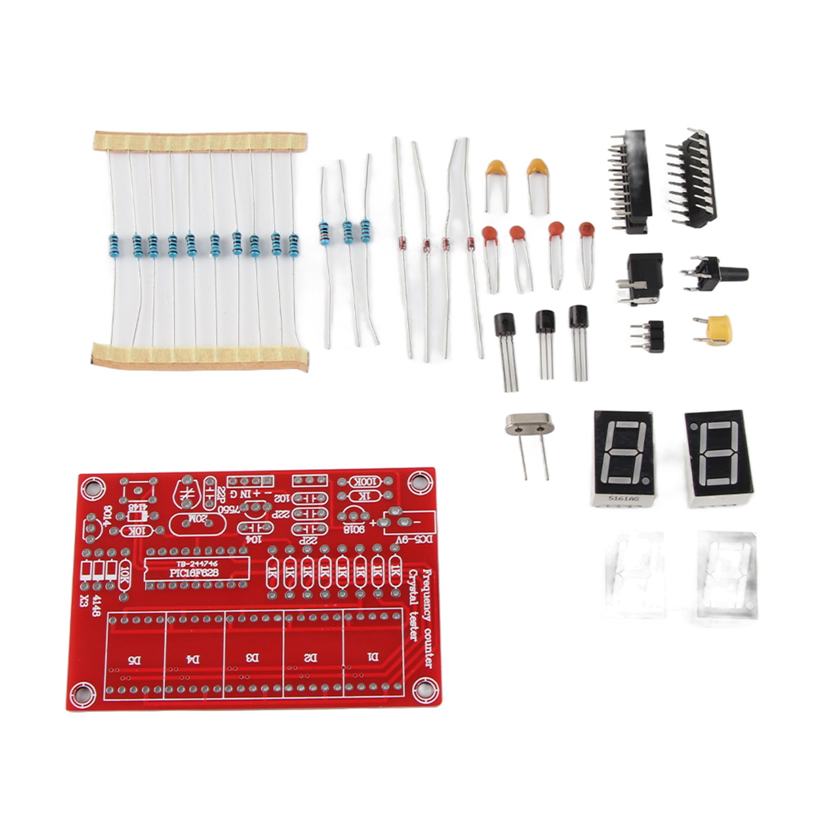 DIY 1Hz‑50MHz Frequency Indicator Crystal Oscillator Tester Module Kit ...