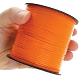 Rexlace Flat Plastic Lacing – Boondoggle String, Clear Orange, 0.092" W ...