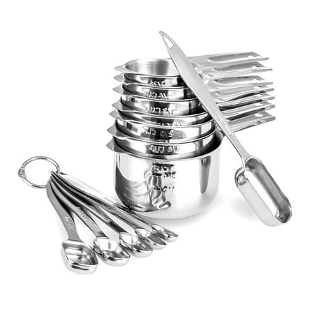 Xingzhi 13pcs Measuring Cups and Spoons Set Stainless Baking ...
