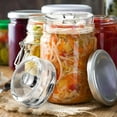 Glass Fermentation Weights for Mason Jars: Corrosion-Resistant, Prevent ...
