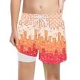 CAIVO Child Boys Swim Trunks Colorful Shorts With Gradient Ice Cream ...