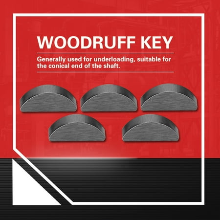 Woodruff Key Assortment, Small Size Easy Install 100pcs Woodruff Key ...