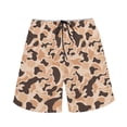 Binienty Men's Board Shorts Swim Trunks With Desert Camo Pattern ...