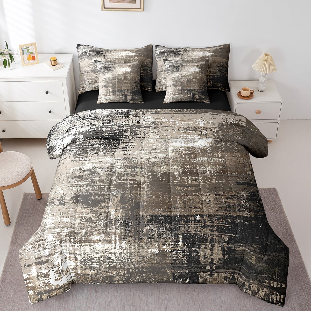 Click here for Yst Brown Beige Oil Painting 7pcs Ombre Aesthetic... prices