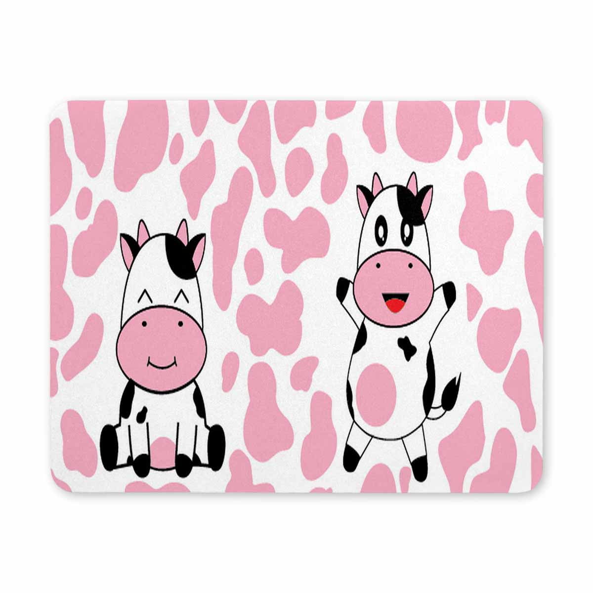 Mouse Pad Animal Cow Head Printed Mouse Pad with Anti-Slip Rubber Base ...