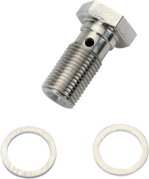 Russell Cycleflex Universal Brake Line Fitting, 7/16in-24 Banjo Bolt ...