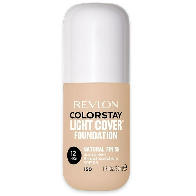 Revlon Colorstay Light Cover Foundation, Natural Finish, SPF 30, #150 ...
