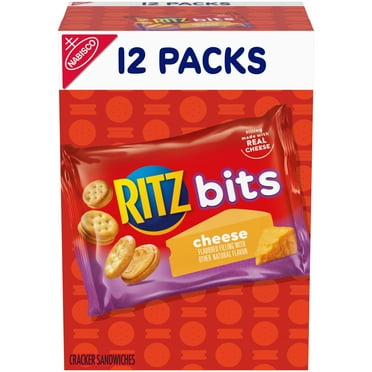 RITZ Bits Mini Snack - Cheesy Cracker Sandwiches, Big Bag, 3 oz ...