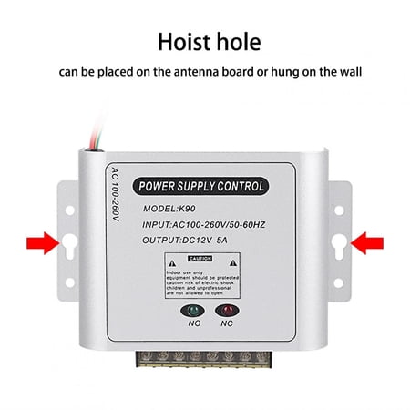 Door Access Control Power Adapter, 12V 5A Door Access Control System ...