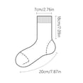 AWZXDE Womens Socks Fall Winter Cotton Casual Versatile Solid Color Mid ...