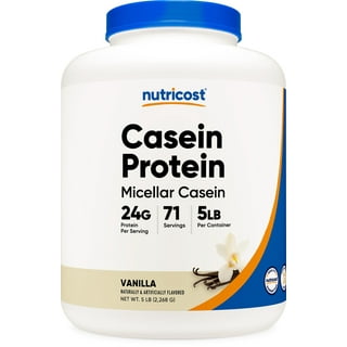 Nutricost Casein Protein Powder 5lb Chocolate - 100% Micellar Casein ...