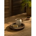 Candle Plate Holder Tray: Round White Wood Decorative Tray Decor ...