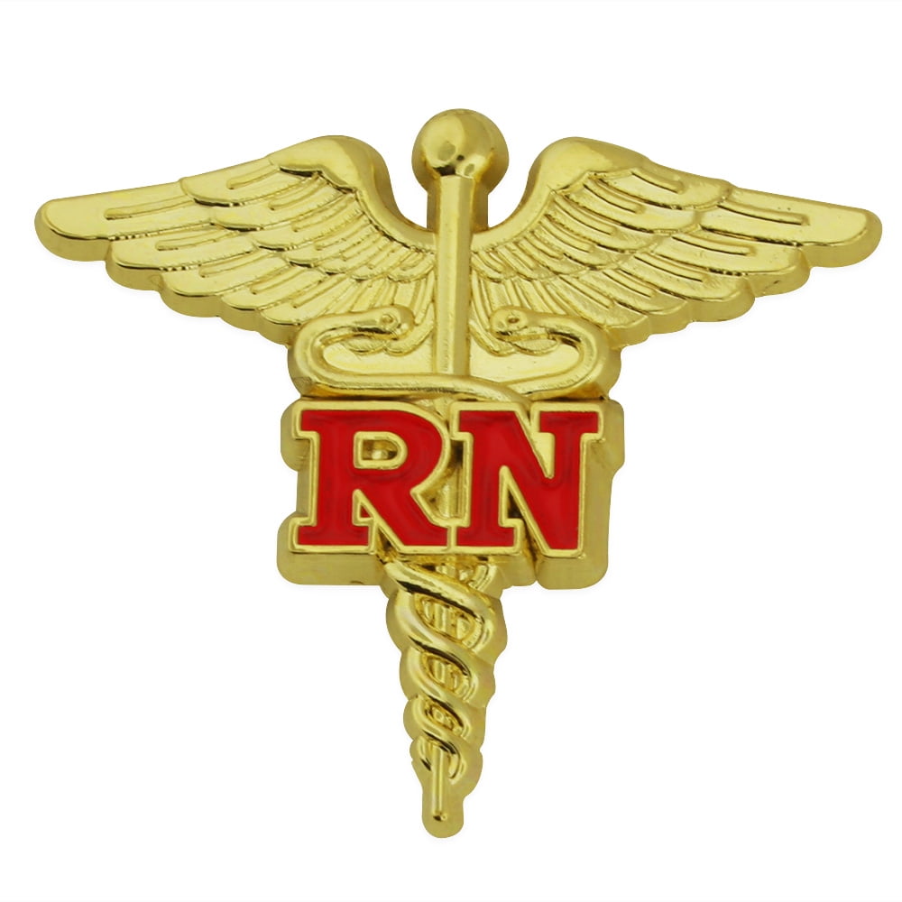 Red Nursing Caduceus