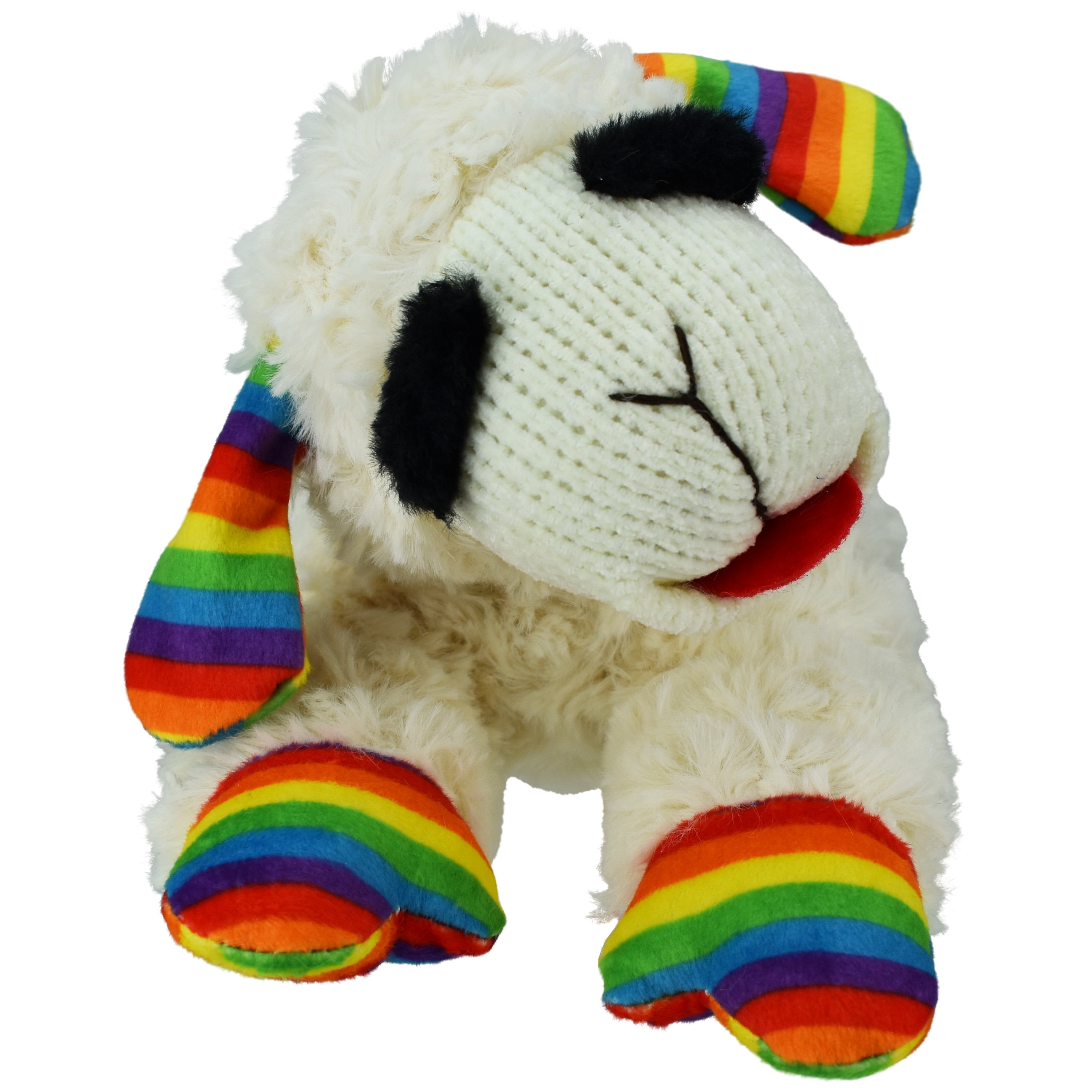 Multipet Rainbow Lamb Chop, Dog Toy, Size 10.5" - Walmart.com
