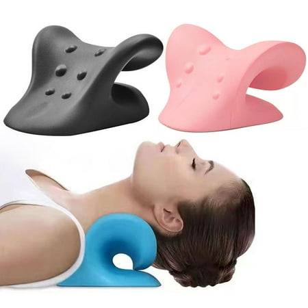 Pillow Neck And Shoulder Relaxer Cervical Traction Device For TMJ Pain ...
